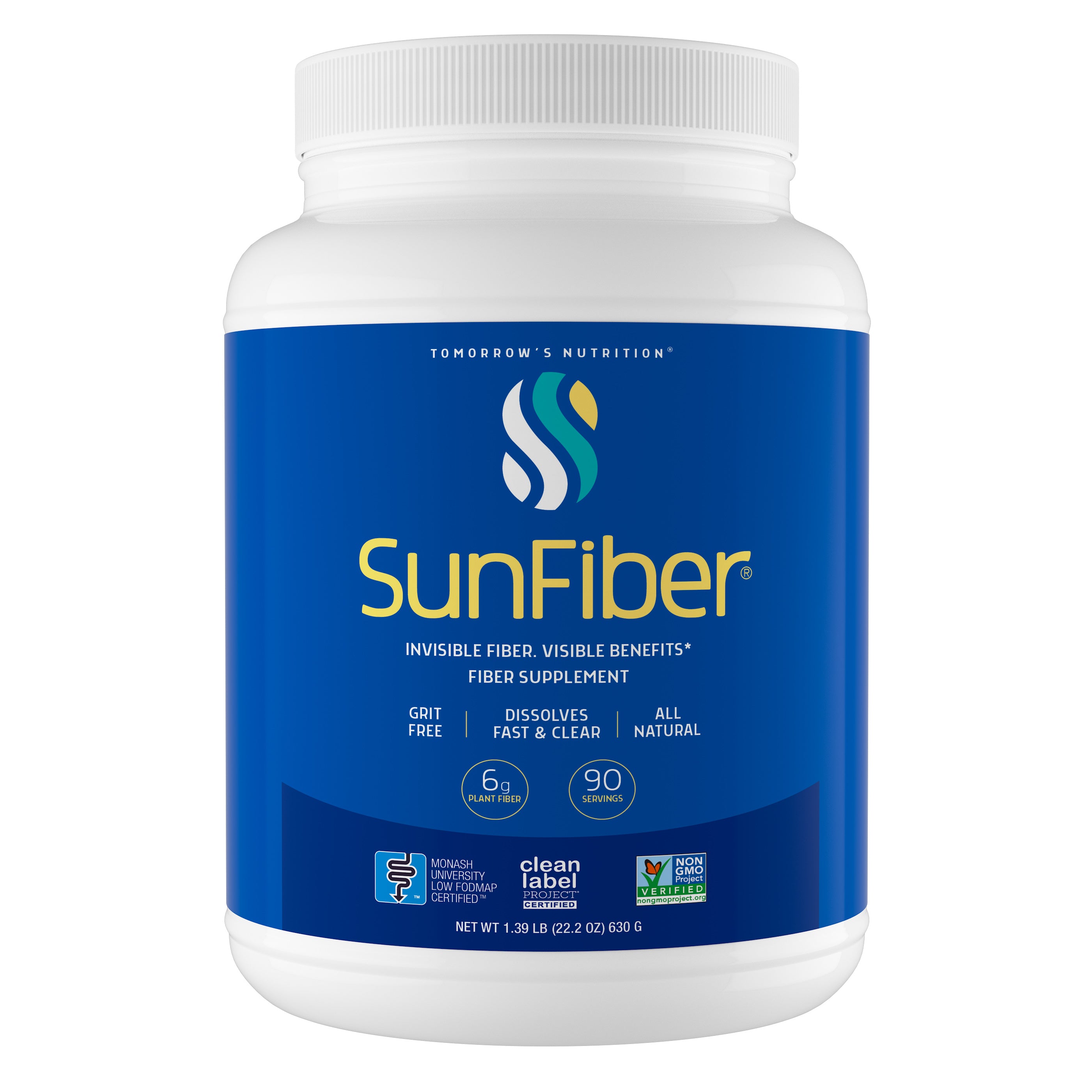 Prebiotic Fiber Supplement | Sunfiber 90-Day Powder